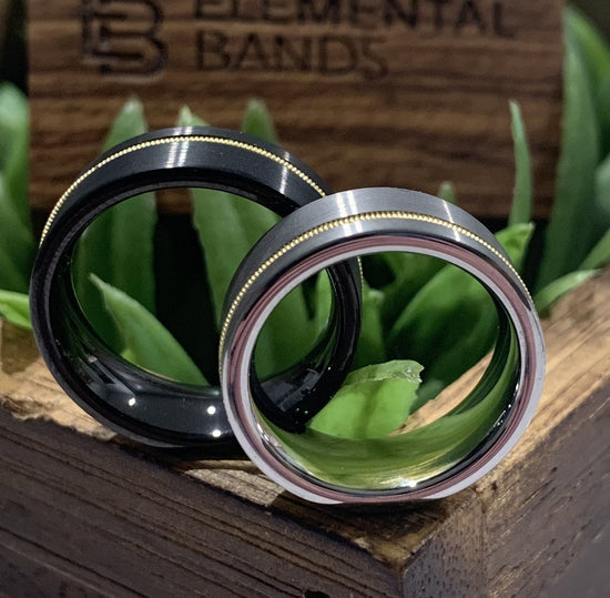 Men's Guitar String Ring Collection - Guitar Rings - Elemental Bands